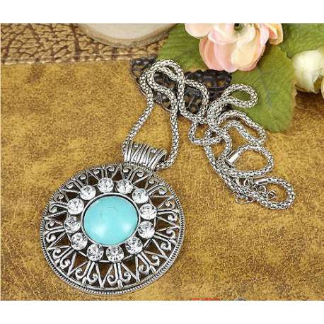 COLGANTE DE TURQUESA TIBETANA - Regalos Boga